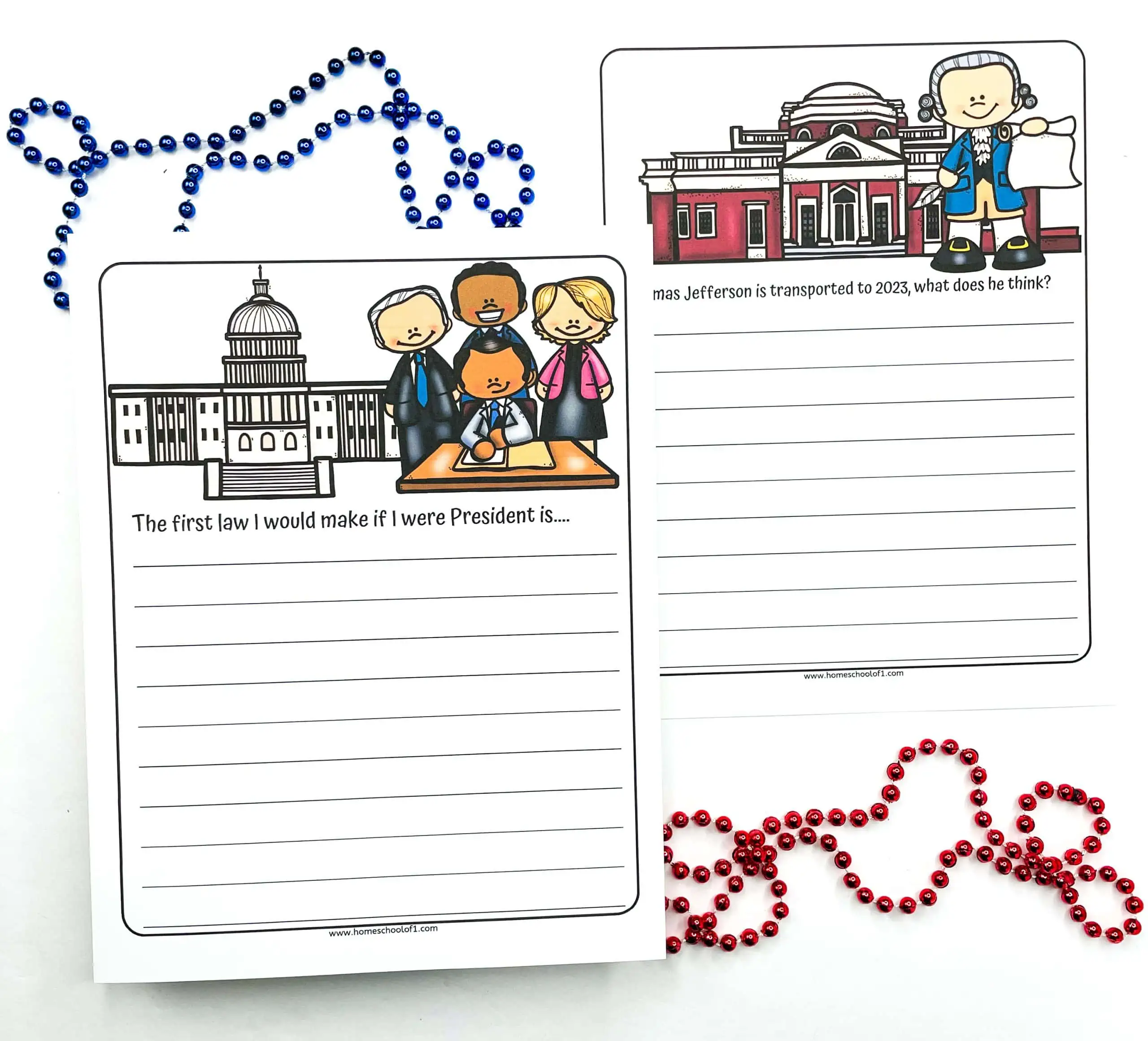 Free President's Day Writing Prompt Printables