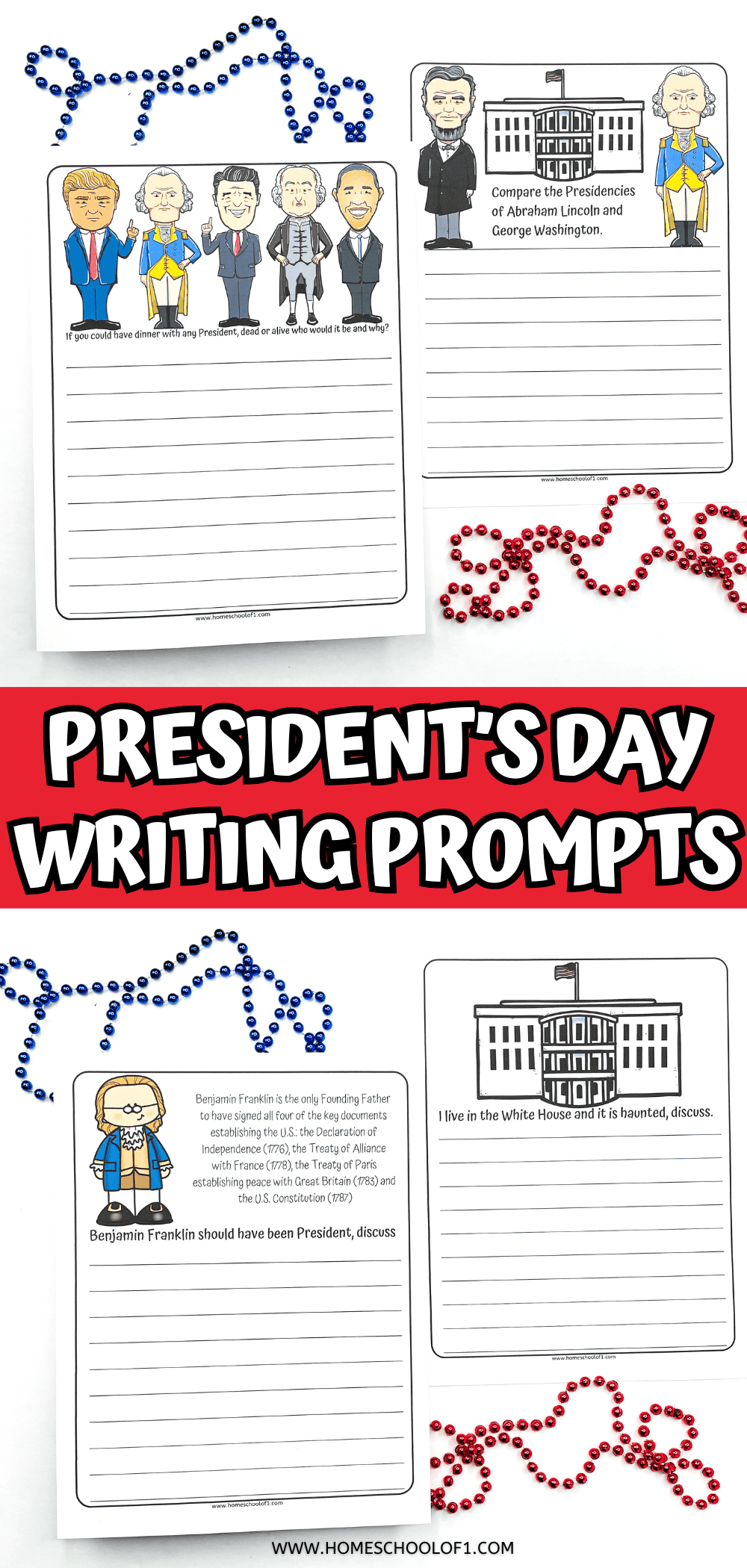 Free President's Day Writing Prompts