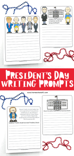 Free President's Day Writing Prompt Printables