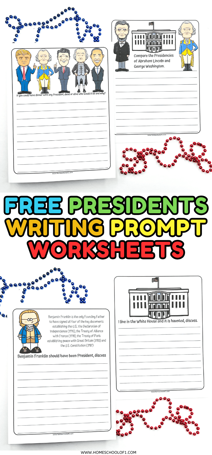 Free President's Day Writing Prompts