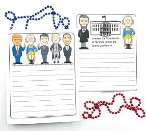 Free President's Day Writing Prompts
