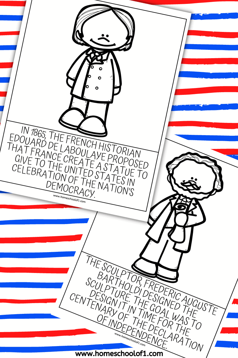 Free Statue of Liberty Worksheets for Kids