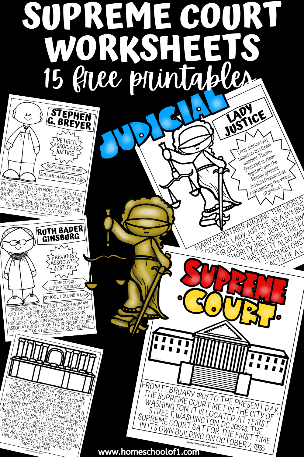 15 Free Supreme Court Worksheets for Kids