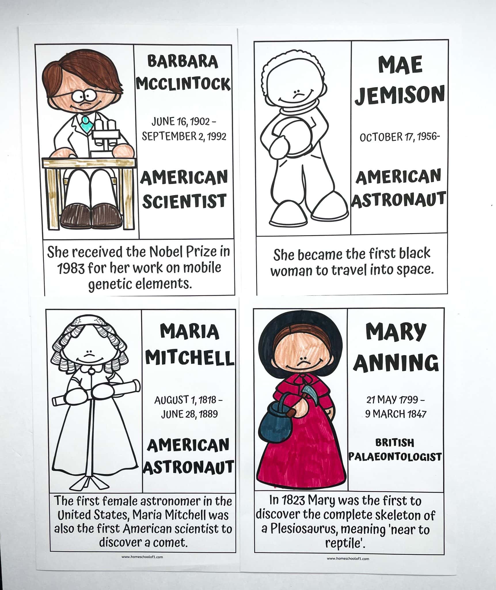 15 Free Women's History Month Coloring Pages