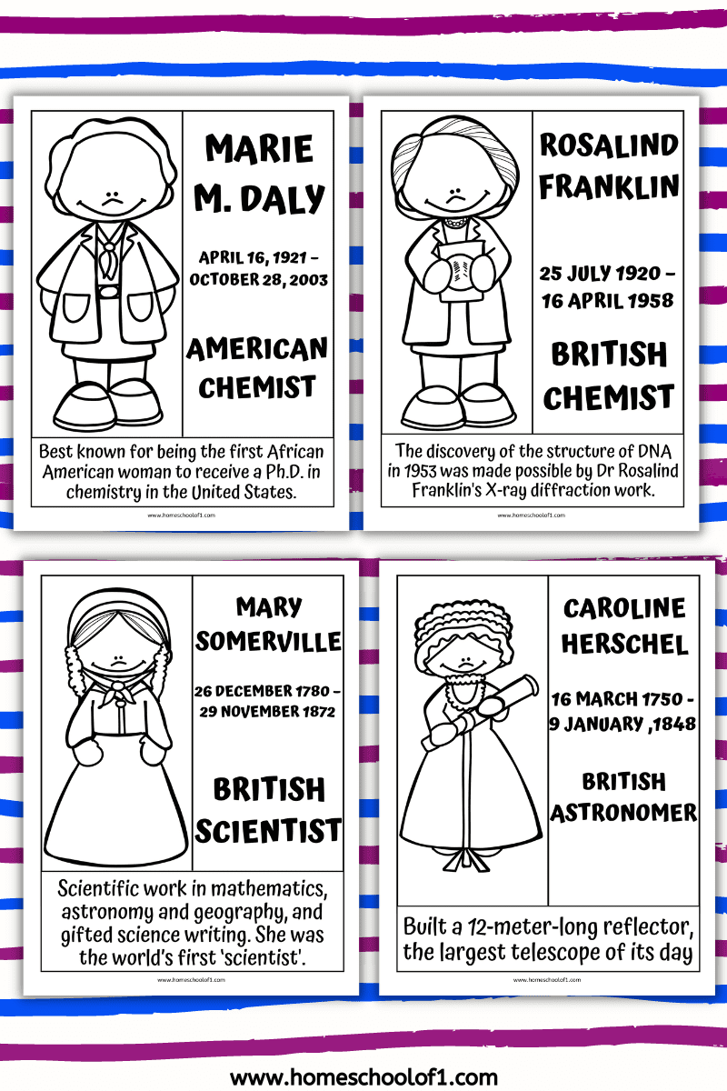 15 Free Women's History Month Coloring Pages