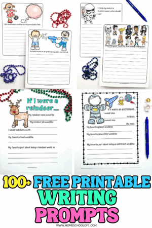 Fun & Free Printable Writing Prompts for Kids