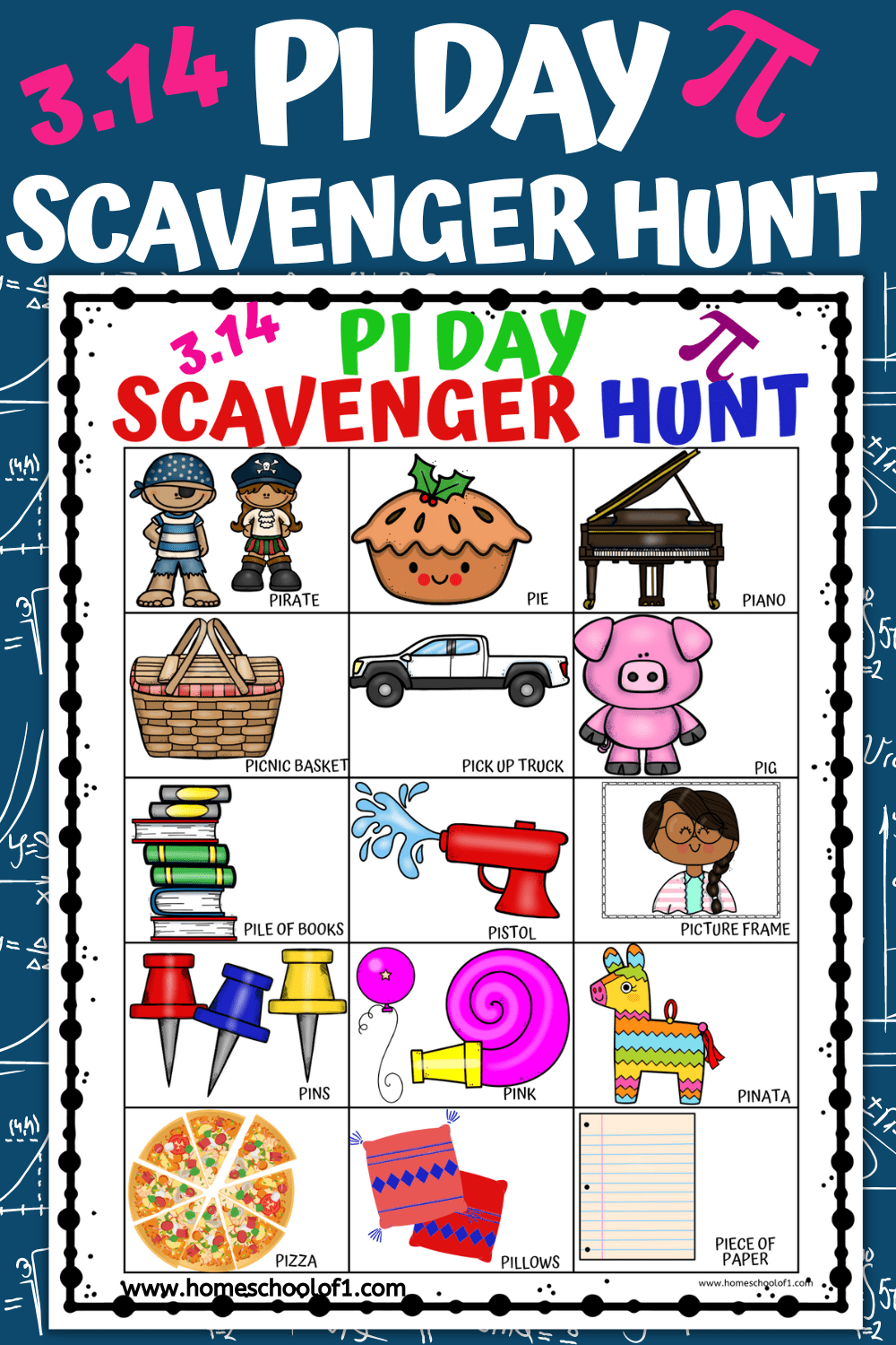 Pi Day Scavenger Hunt at Marisela Warren blog
