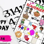 Free Pi Day Scavenger Hunt Printable