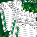 St Patrick's Day Acrostic Poem Templates (3 Free Printables)
