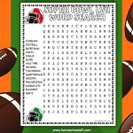 Super Bowl LVIII Word Search (Free Printable)