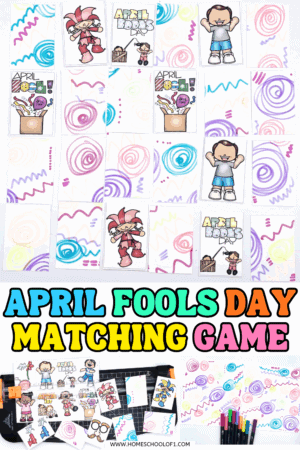 April Fools Matching Game (Free Printable)