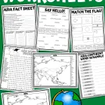 7 Free Printable Asia Worksheets For Middle School Students