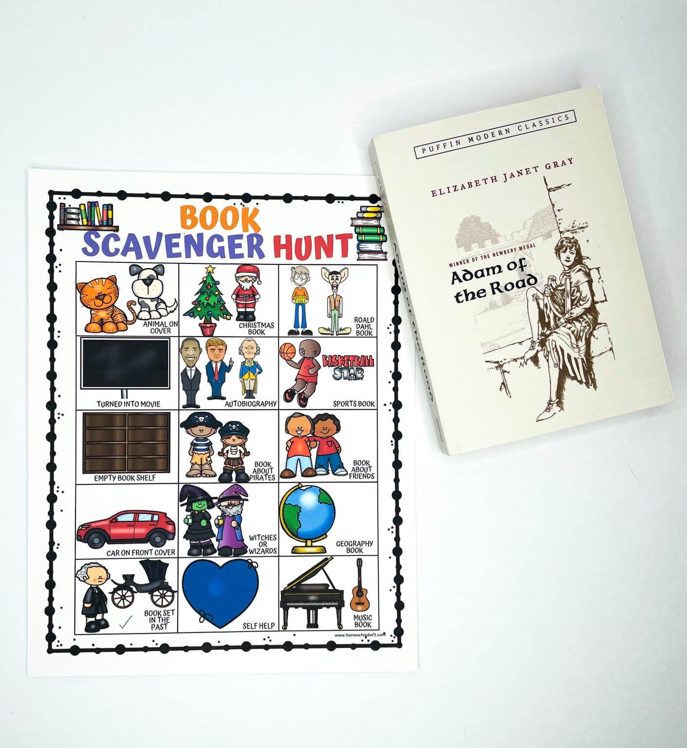 Free Book Scavenger Hunt Printable | Great For The Library