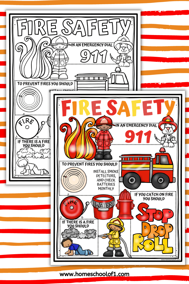 Free Fire Safety Worksheet Great for Fire Prevention Week