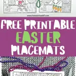4 Free Printable Easter Placemats for Table Fun!