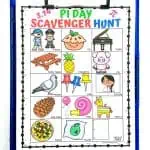 Free Pi Day Scavenger Hunt Printable