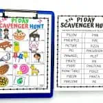 Free Pi Day Scavenger Hunt Printable