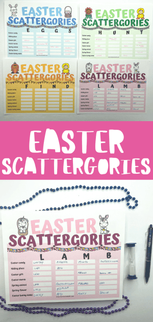 Free Printable Easter Scattergories