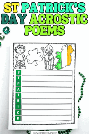 St Patrick’s Day Acrostic Poem Templates (Free Printables)