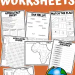 7 Free Africa Worksheets for Middle School (Geography Printables)