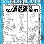 Free Aquarium Scavenger Hunt Printable