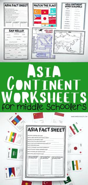 7 Free Printable Asia Worksheets For Middle School Students