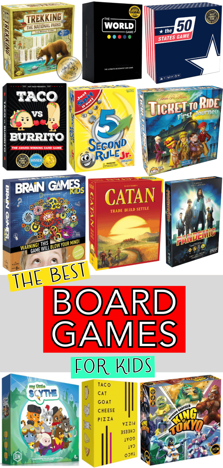 Best Board Games for Kids by Age and Subject (Fun for 3–12 Year Olds)