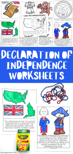 Free Declaration of Independence Worksheet for Kids