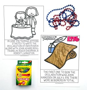 Free Declaration of Independence Worksheet for Kids