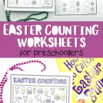 Free Easter Counting Worksheets for Preschoolers