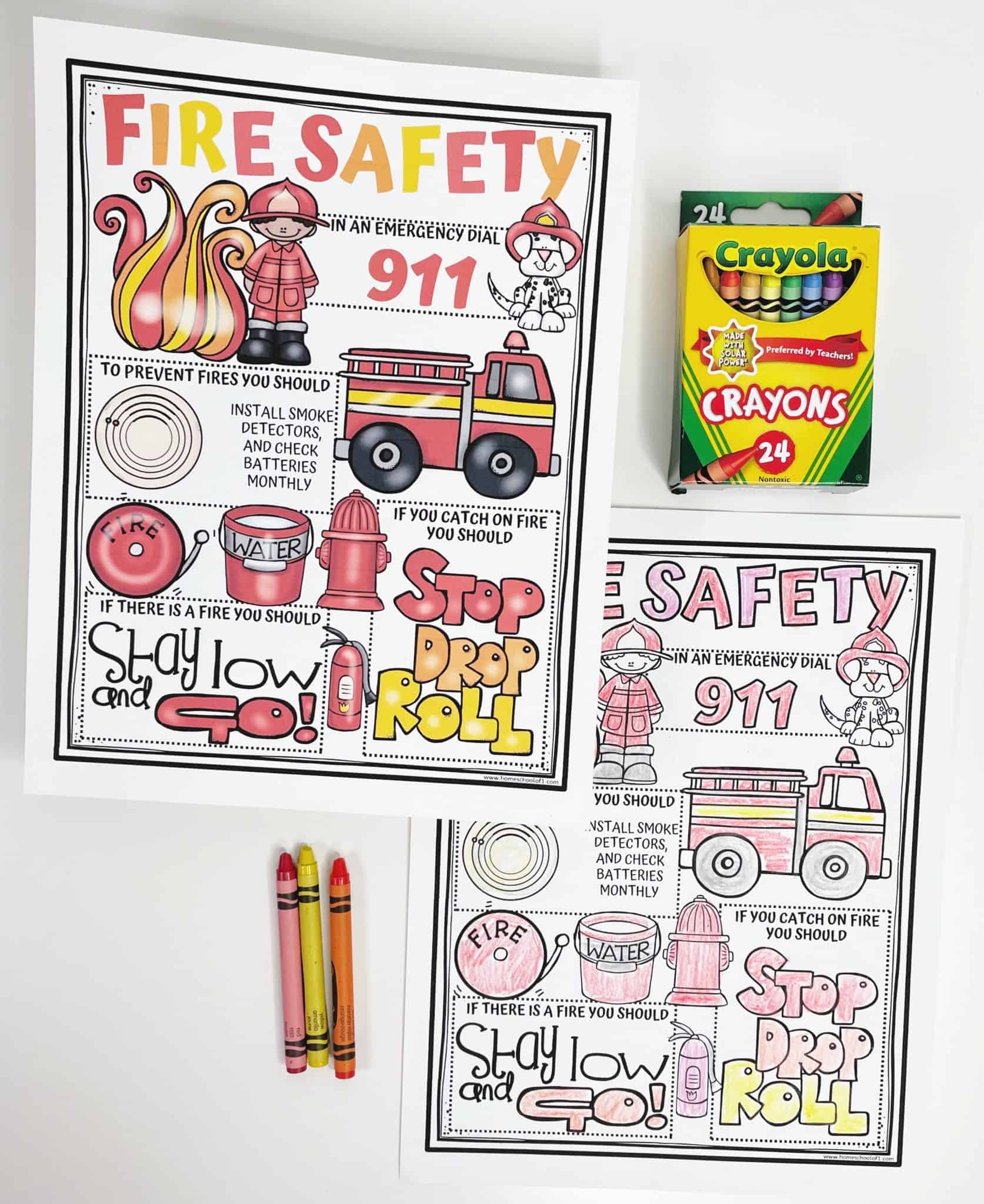 Free Fire Safety Worksheet Great for Fire Prevention Week