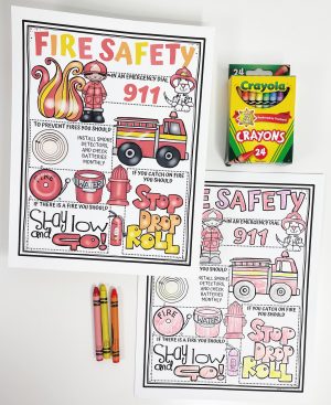 Free Fire Safety Worksheet Great for Fire Prevention Week