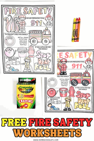 Free Fire Safety Worksheet Great for Fire Prevention Week