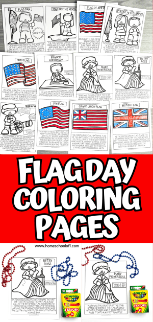 Flag Day Worksheets (12 free coloring pages)