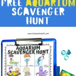 Free Aquarium Scavenger Hunt Printable