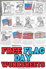 Free Printable Flag Day Worksheets for Kids