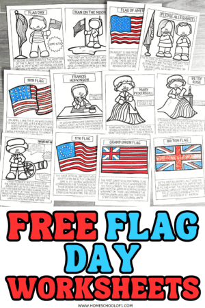Free Printable Flag Day Worksheets for Kids