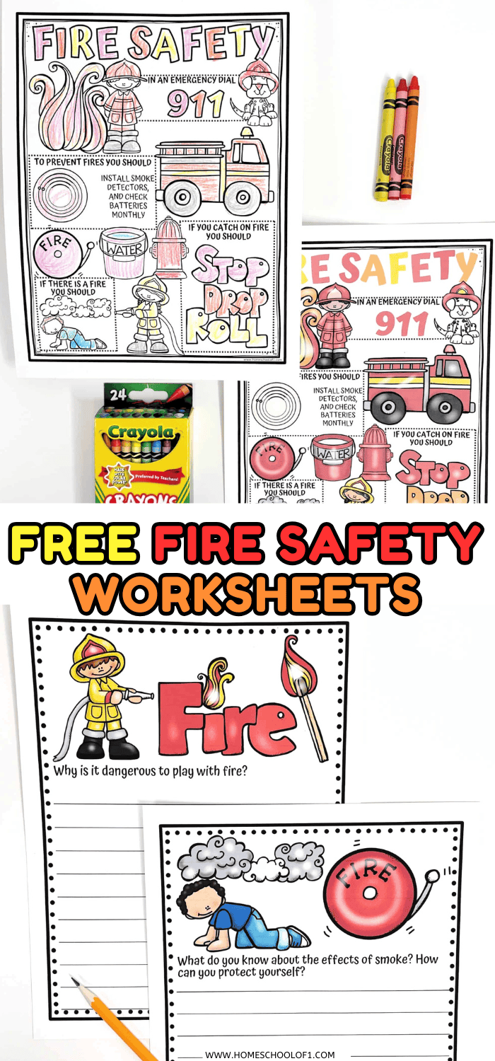Free Fire Safety Worksheet Great for Fire Prevention Week