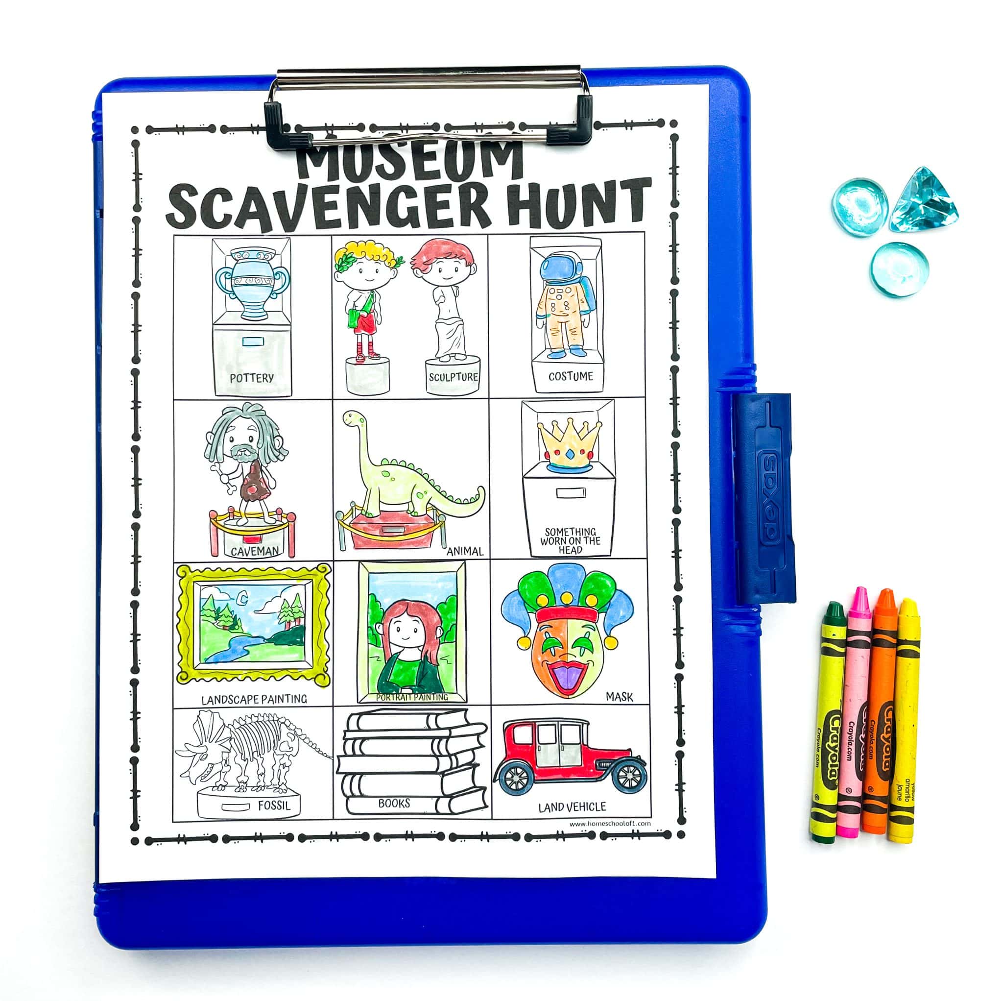 Free Museum Scavenger Hunt Printable