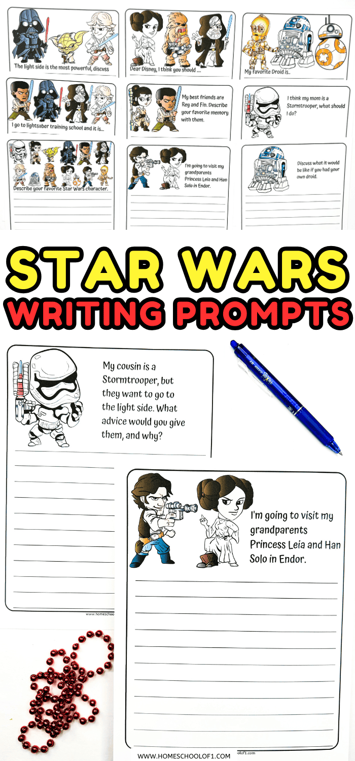 Free Star Wars Writing Prompts For Kids to Enjoy