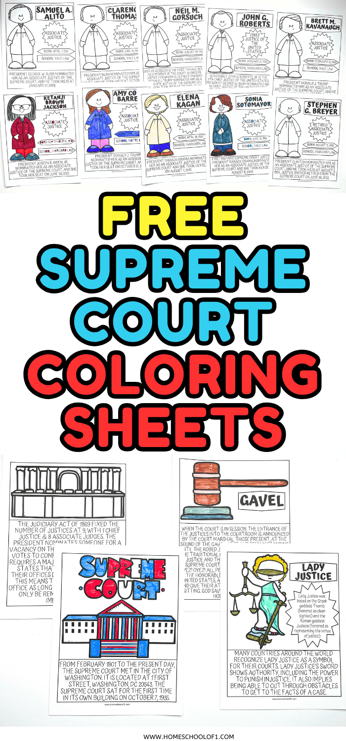 15 Free Supreme Court Worksheets for Kids
