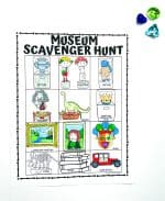 Free Museum Scavenger Hunt Printable