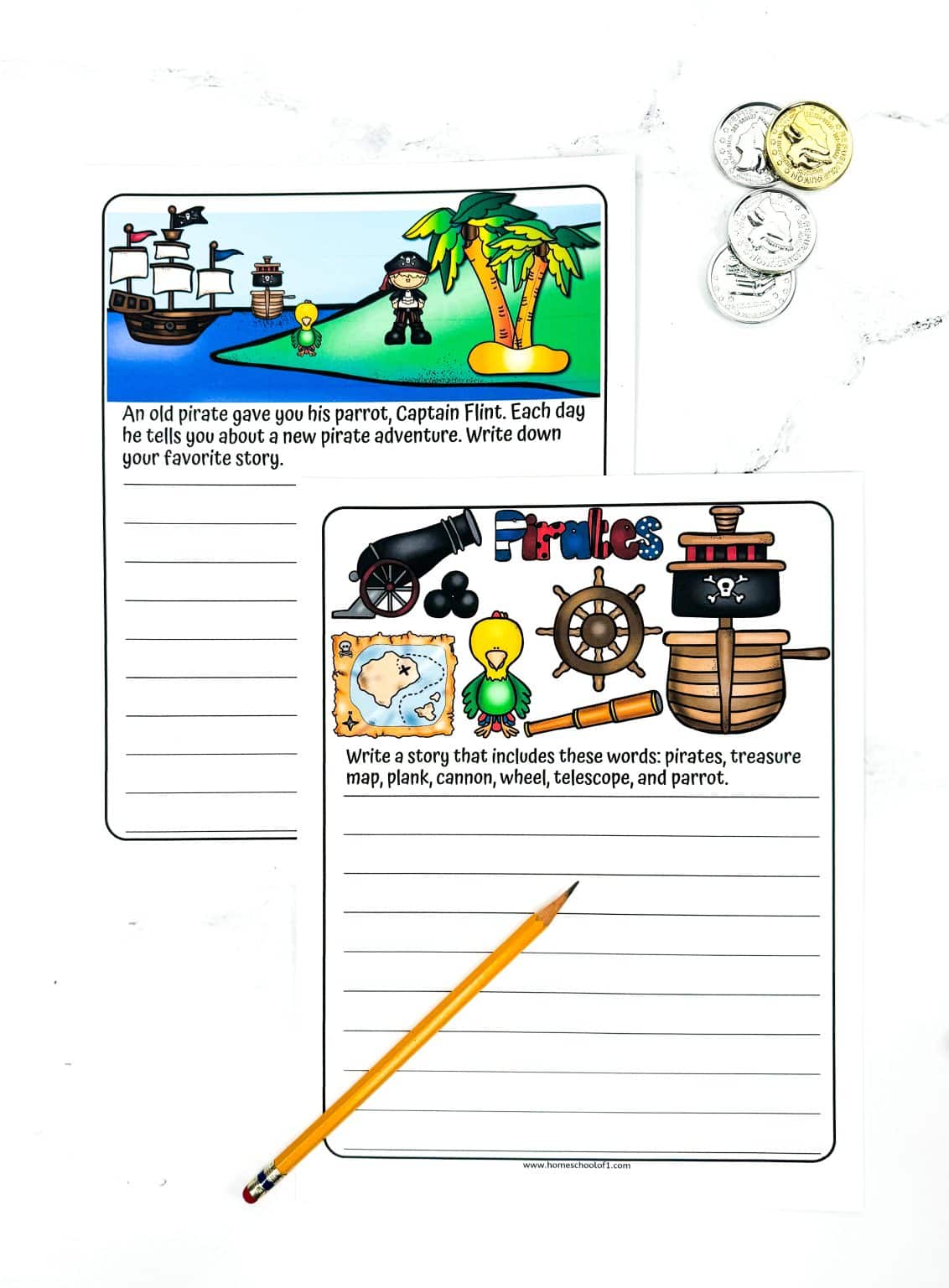 Free Pirate Writing Prompts