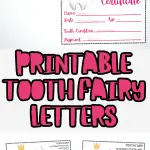 8 Free Tooth Fairy Letter Printables & Certificates