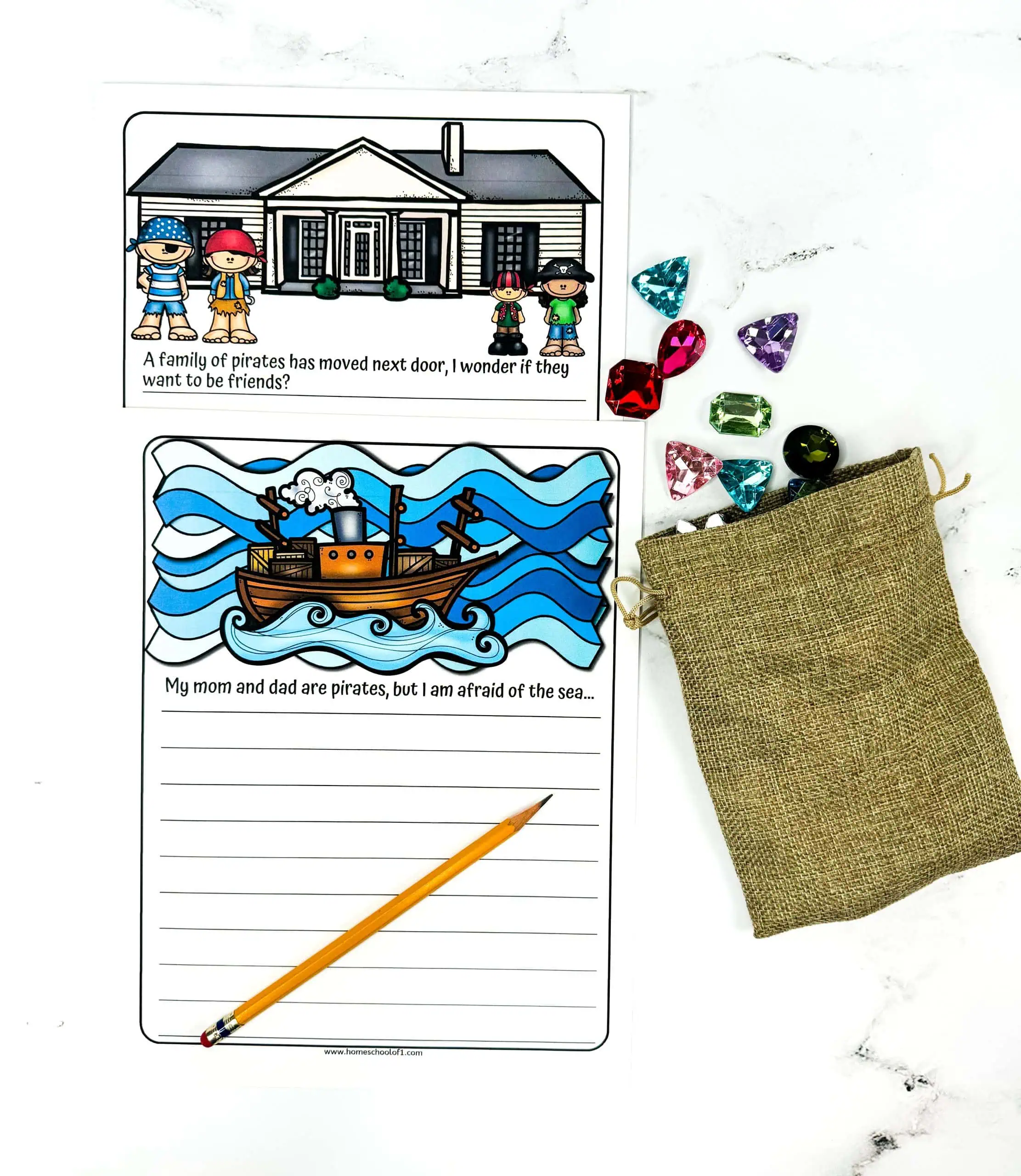 Free Pirate Writing Prompts (With Free Printables)