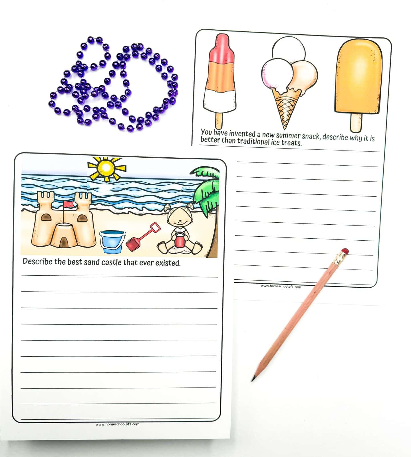 Free Summer Writing Prompts for Kids (Grades 1–4)