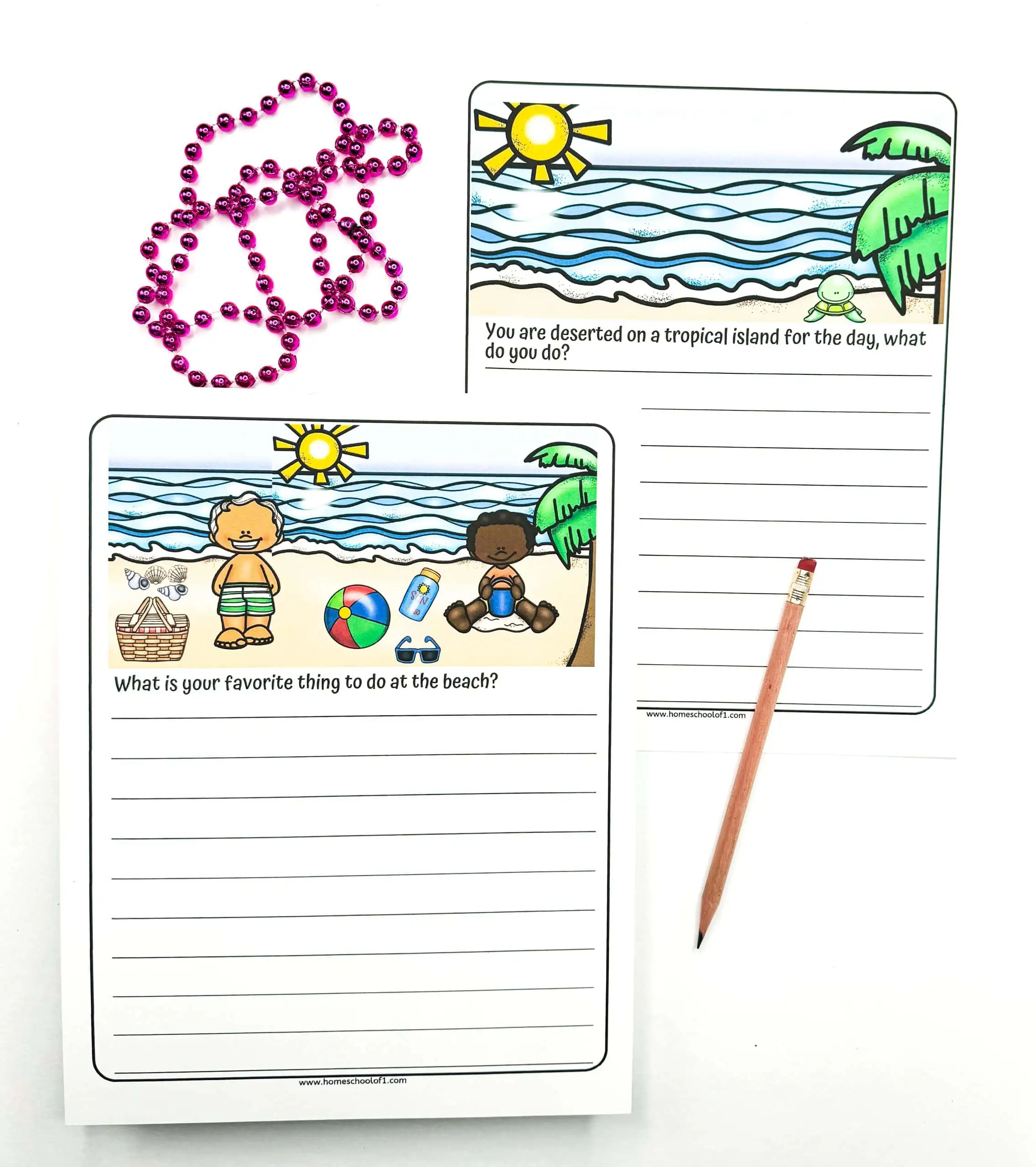 10 Summer Writing Prompts (Free Printables)