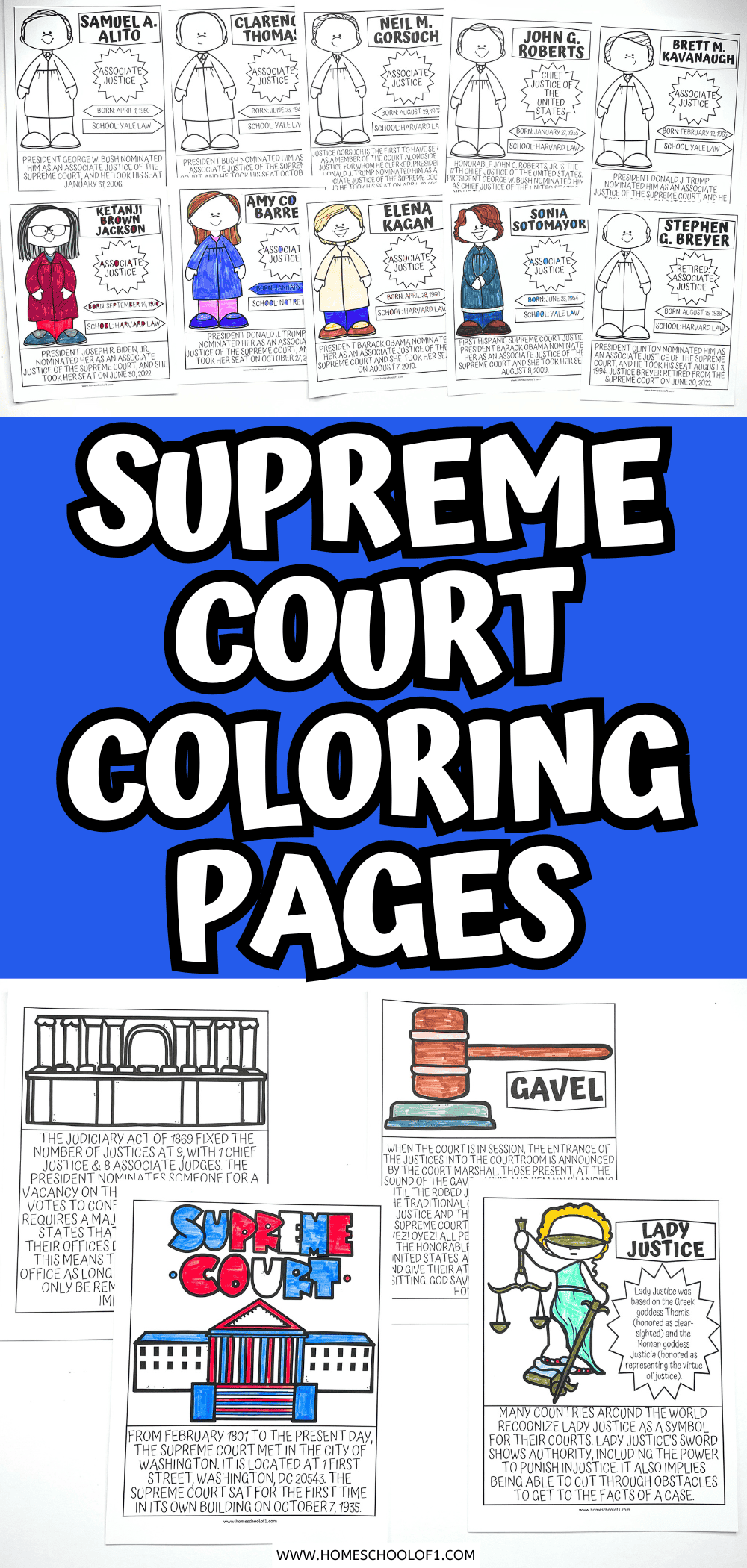 15 Free Supreme Court Worksheets for Kids