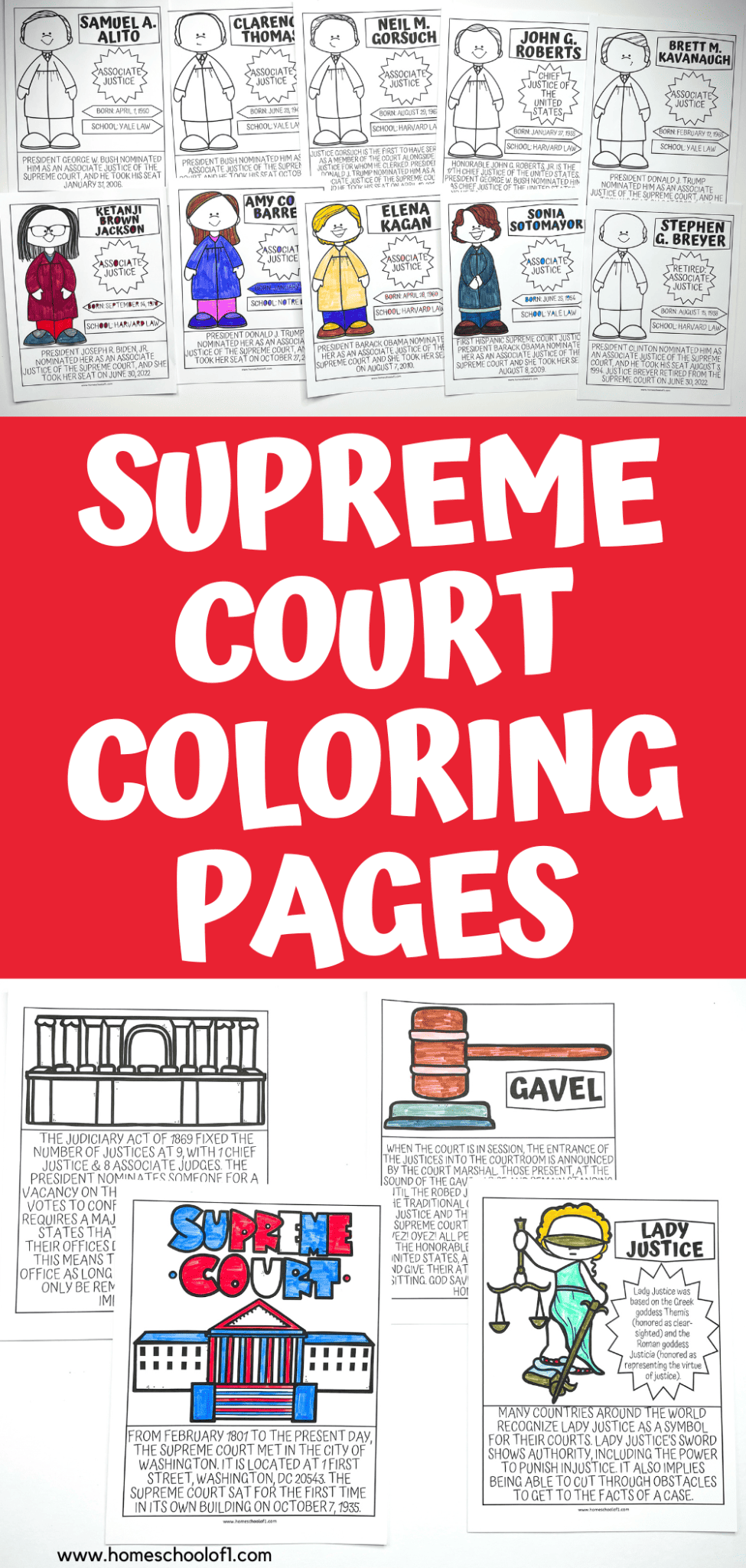 15 Free Supreme Court Worksheets for Kids