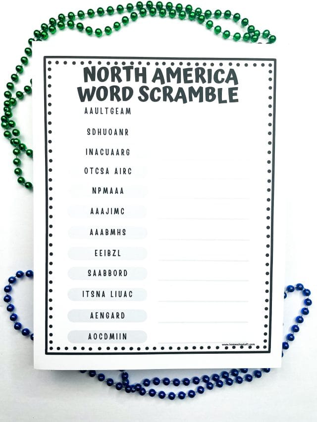 North America Worksheets (Free Geography Printables)